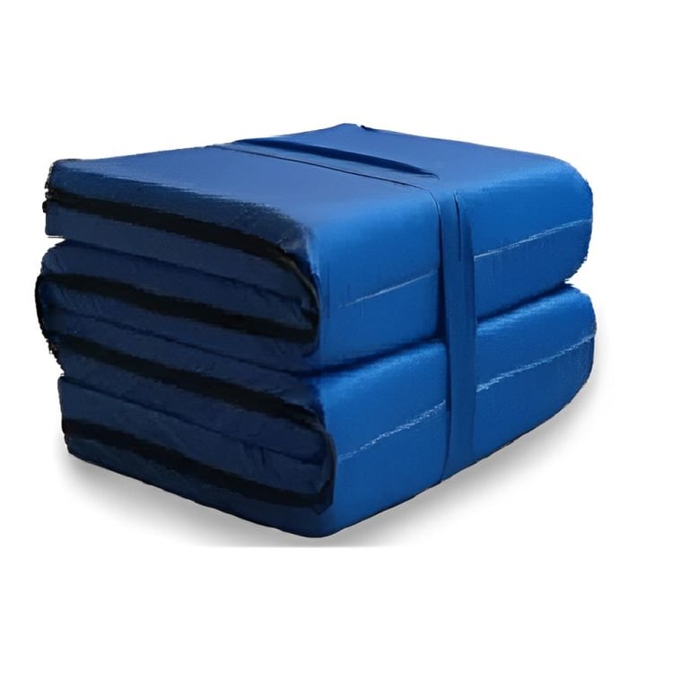 Colchoneta Plegable Azul De Camping Grande 180x60x5 IKSA | falabella.com