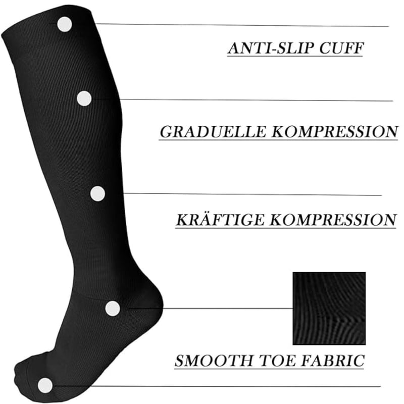 Medias De Compresión Anti Varice Miracle Descansa Unisex GENERICO ...