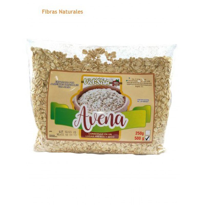 AVENA EN HOJUELAS 500g ALIMENTOS NATURALES VIDA SANA GENERICO ...