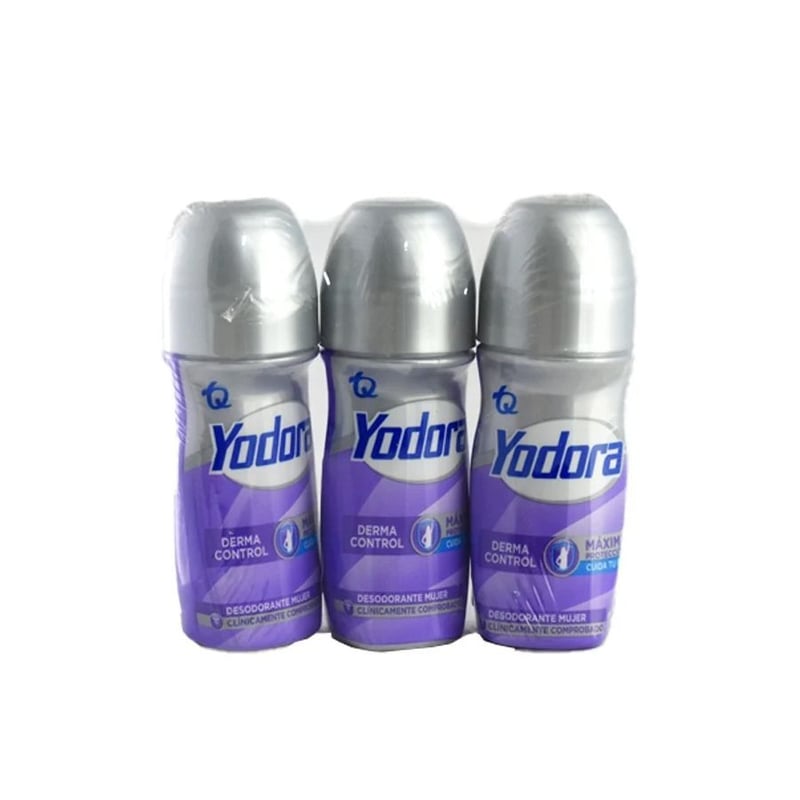 Desodorante Yodora Mini Rollon Derma Control x 3 Unidades YODORA ...