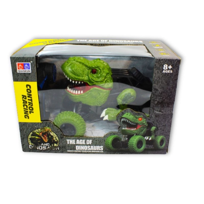 CARRO DINOSAURIO PEQUEÑO A CONTROL REMOTO OJOS LUMINOSOS SWISSHOME DR ...