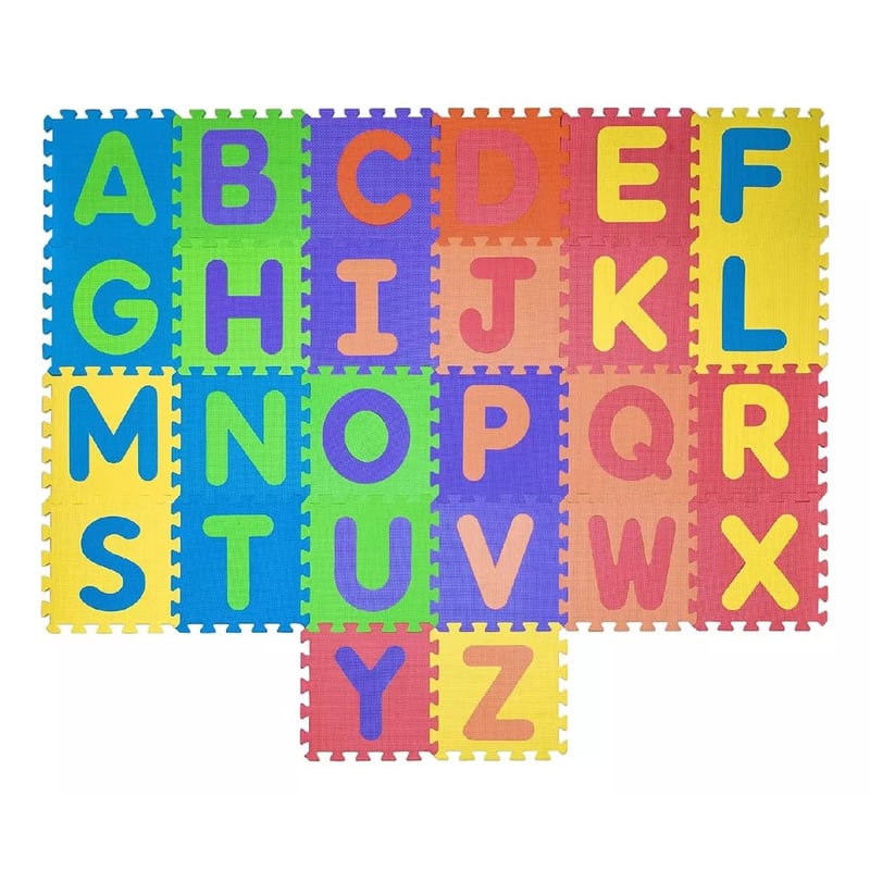 Tapete Abecedario Para Niños Juego Didáctico Armable Golosa GREEN ...