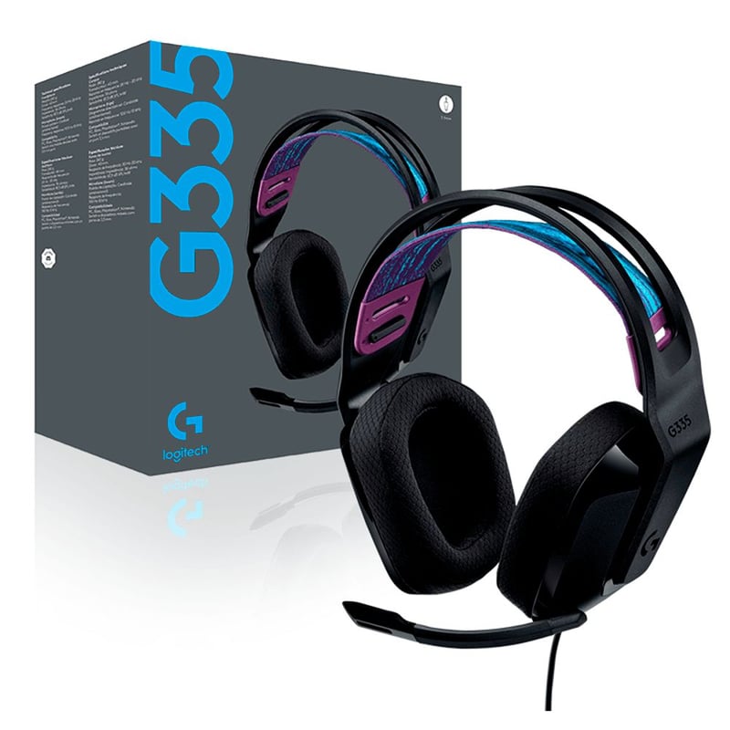 Diadema Gamer Logitech G335 Negro LOGITECH | falabella.com