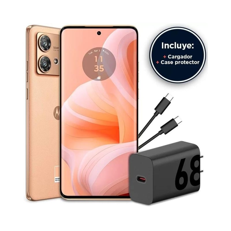 Celular Motorola Moto Edge 40 256GB PEACH FUZZ 8G RAM 5G MOTOROLA ...