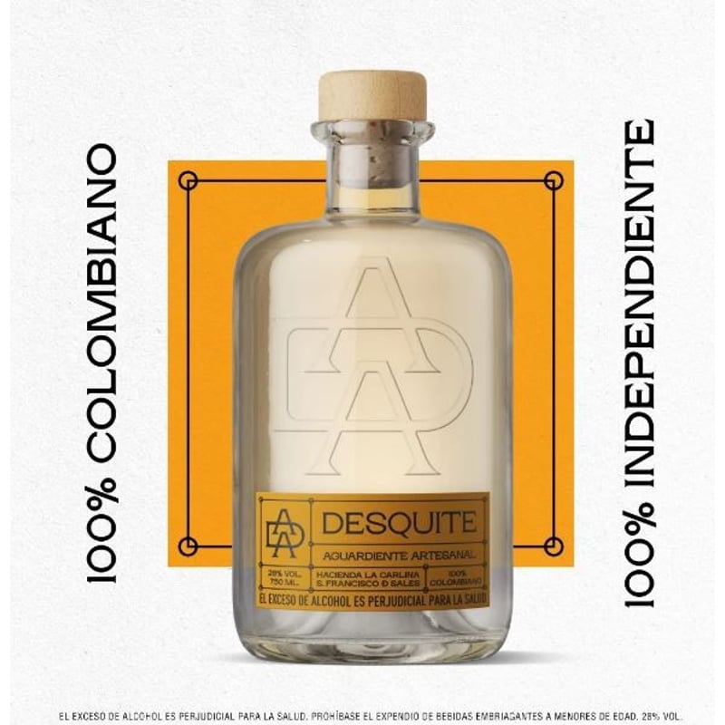 AGUARDIENTE ARTESANAL EL DESQUITE 750 ML GENERICO | falabella.com