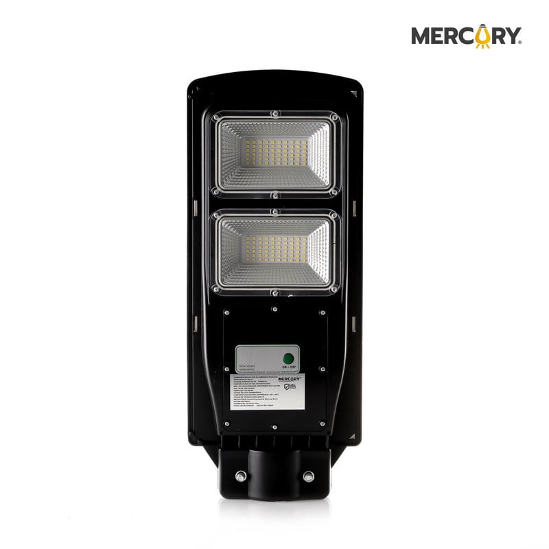 LUMINARIA SOLAR LED ALUMBRADO PUBLICO 60W 6500K CON SENSOR MERCURY ...