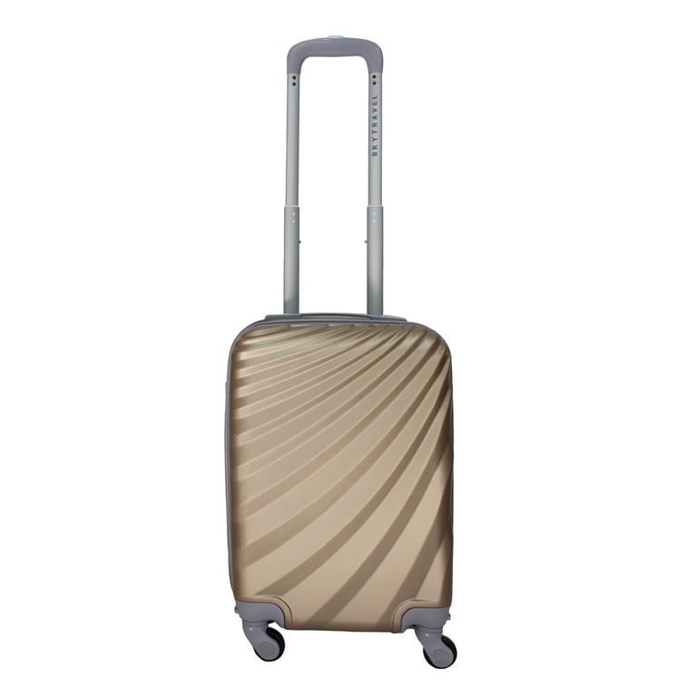 Maleta de Mano 18 Pulgadas Viaje Rigida Cabina 10kg Abs - Dorado - M ...
