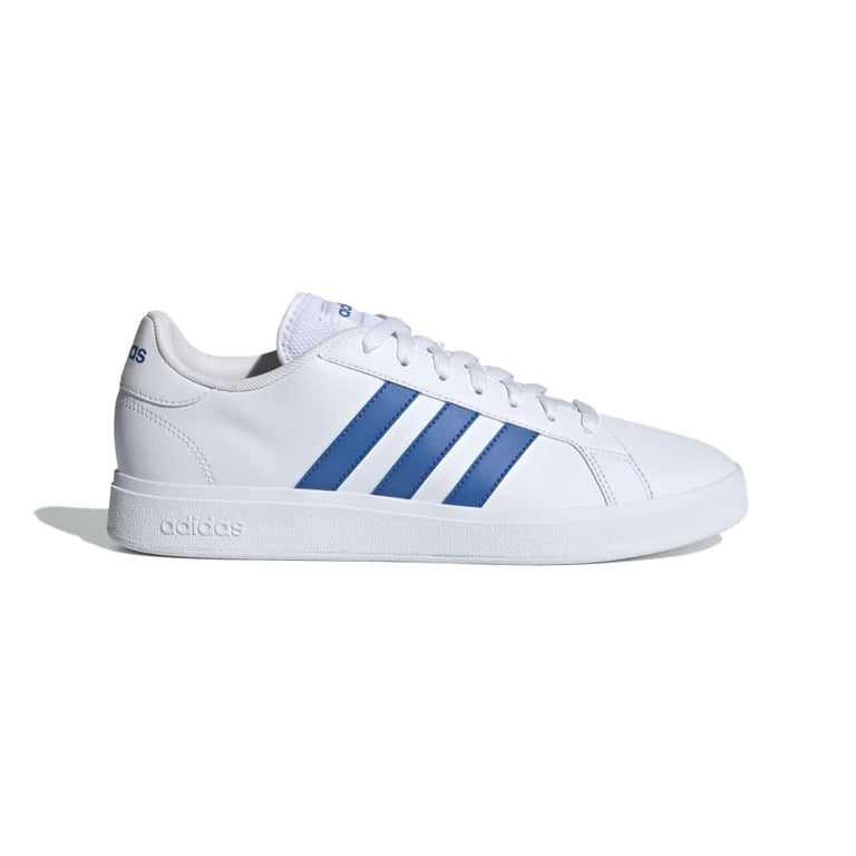 Tenis Hombre adidas Grand Court - Blanco-Azul ADIDAS | falabella.com