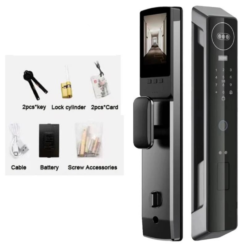 Cerradura Inteligente Reconocimiento Facial Digital Huella Wifi GENERICO | falabella.com