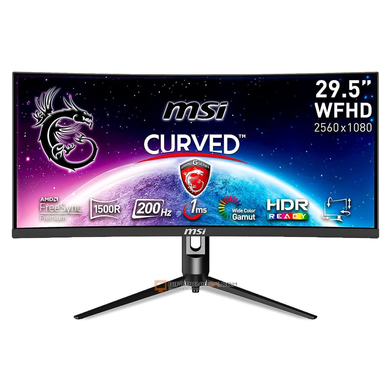 Monitor Curvo Gamer MSI 30′ UWFHD Black MSI | falabella.com