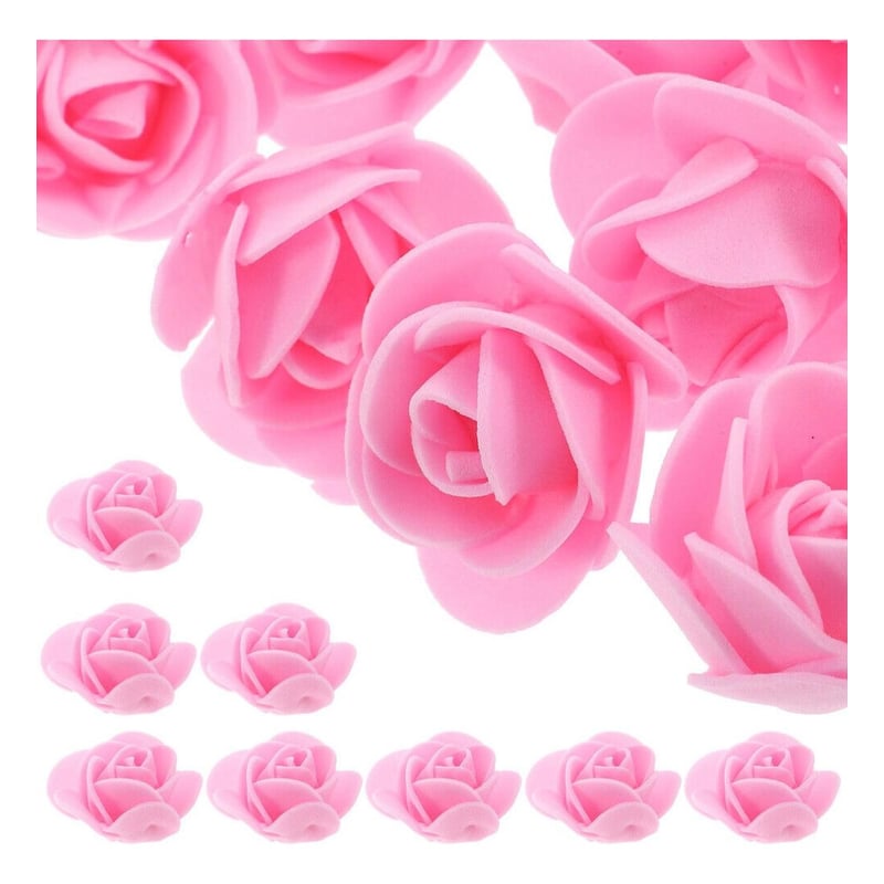 Rosas Flores Arreglos En Foami Foamy Paquete X 500 Unidades - Rosa ...