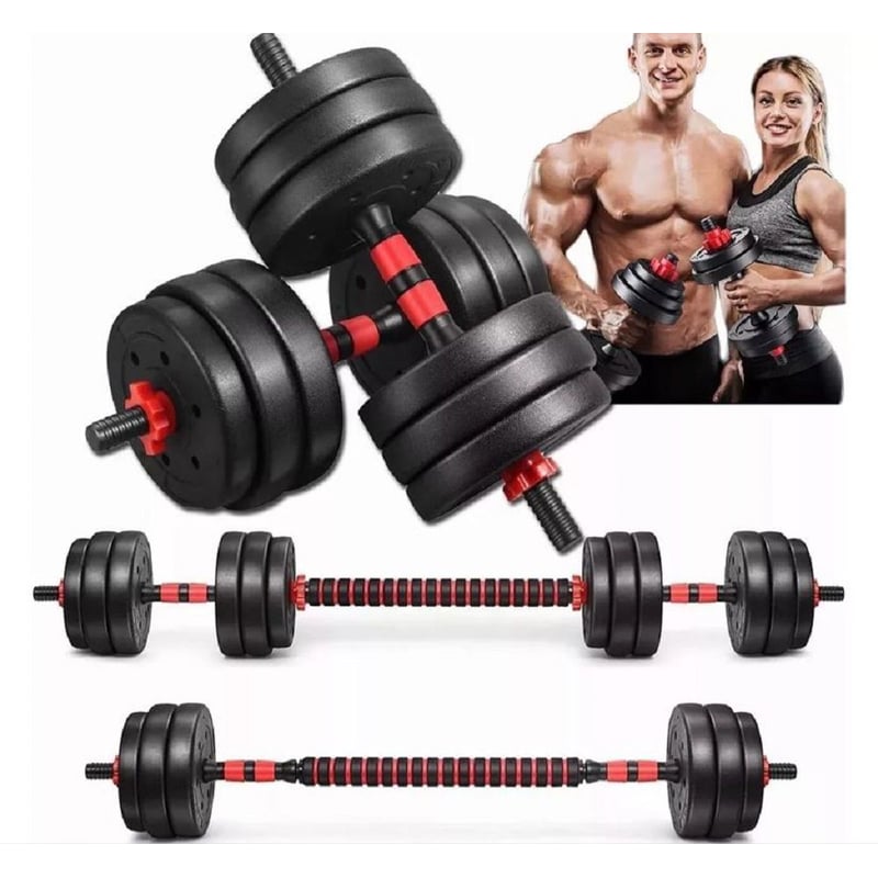 Kit De Pesas Ejercicio Mancuernas Juego De Pesas Termoforrada GENERICO ...