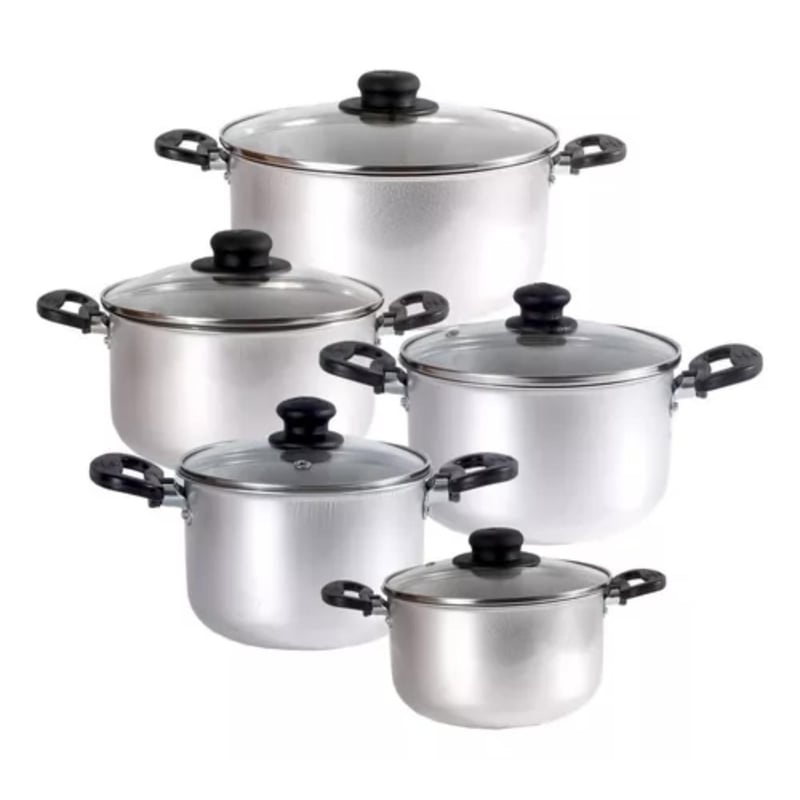 Bateria de Ollas Universal 10 Piezas L58040 UNIVERSAL | falabella.com