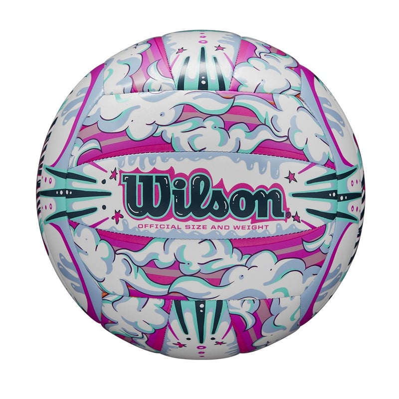 Balón de Voleibol Wilson Graffiti Peace NO5 Morado WILSON | falabella.com