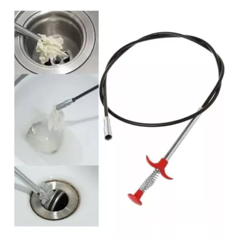 Sonda Destapa Cañería 160 Cm Lavamanos, Baños, Tinas, Duchas GENERICO ...