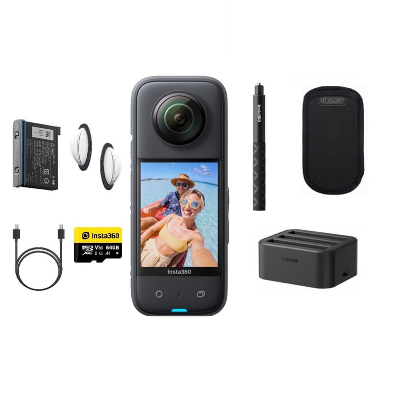 Super Combo Cámara Insta360 X3 Black Edición Video 57k 72mpx INSTA 360 ...