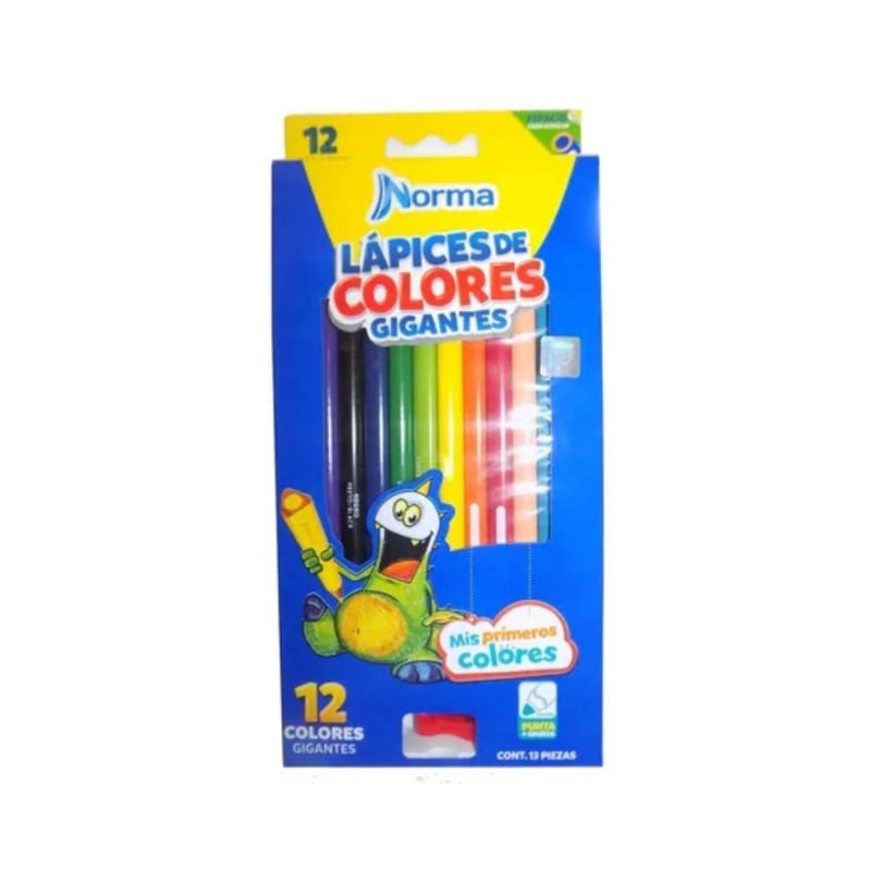 Colores Norma Gigante Triangular X 12 545642 Norma NORMA | falabella.com