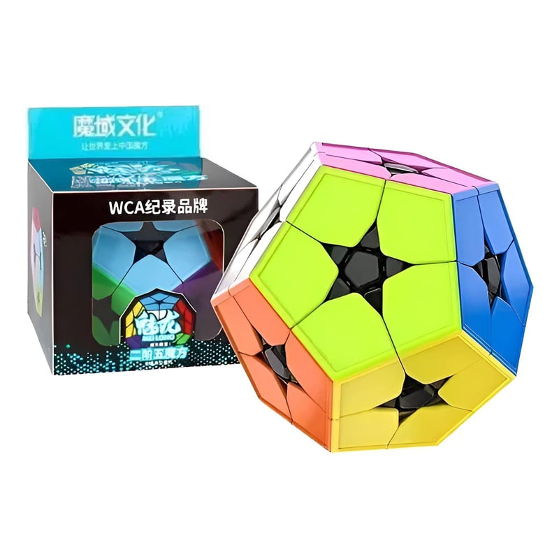 Cubo Rubik Megaminx 2x2 Moyu Stickerless Speed Cube Original MOYU ...