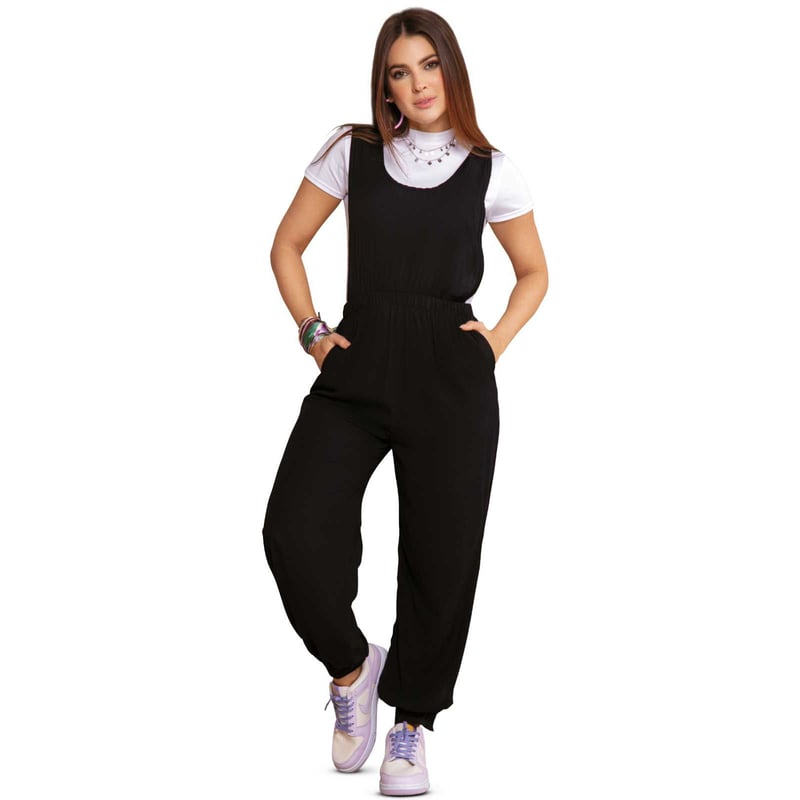 Overall Largo Mujer Negro Atypical 89561 ATYPICAL | falabella.com