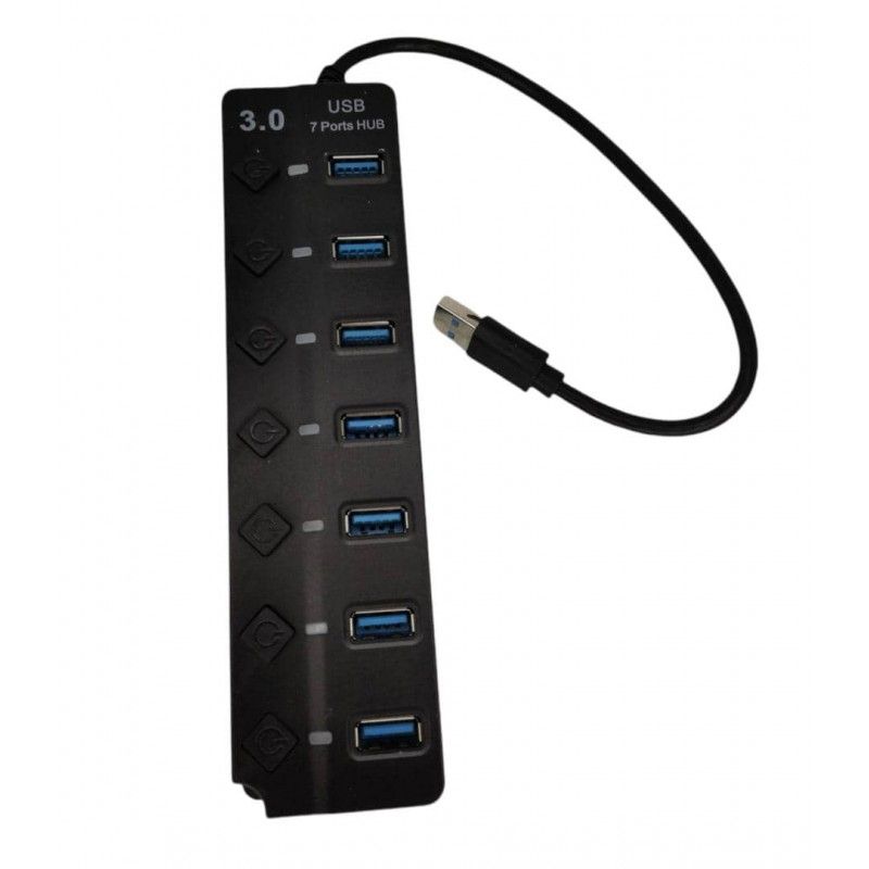 Adaptador Multipuertos Usb 3.0 Hub Con 7 Puertos GENERICO | falabella.com