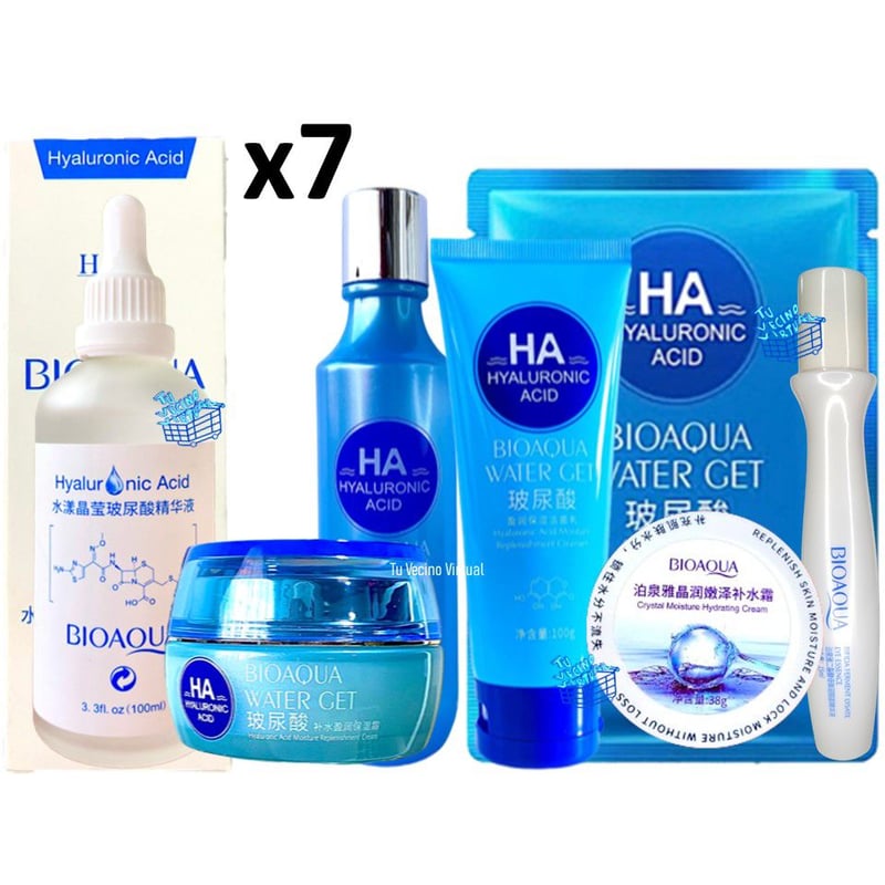 Kit Acido Hialurónico X7 Bioaqua BIOAQUA | falabella.com