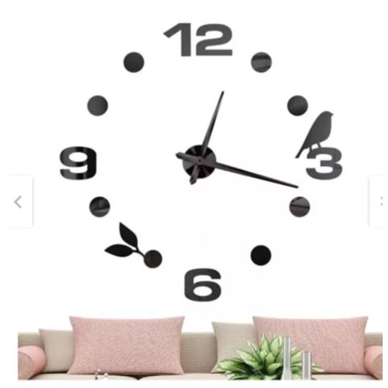 RELOJ DE PARED DECORATIVO 3D MODERNO M006 GENERICO | falabella.com