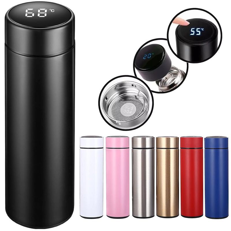 Termo Para Bebidas Calientes Y Frias Con Control Temperatura GENERICO ...