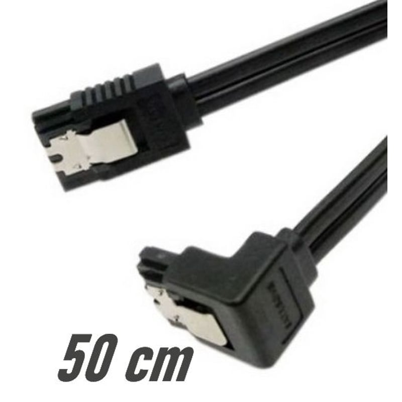 Cable Sata a Sata en L - 50 cms x 2 Unidades GENERICO | falabella.com