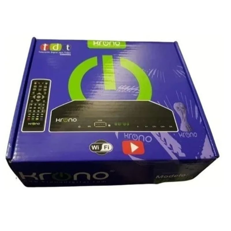 Tdt Receptor Tv Digital Hd Krono Control Hdmi KRONO | falabella.com