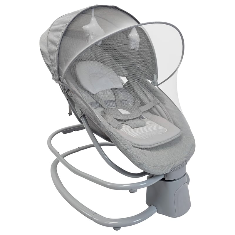 Silla Mecedora Moisés Bebe PB23107 Gris Premium Baby PREMIUM BABY ...