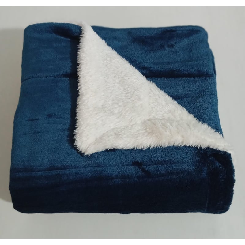 Cobija Ovejera Térmica Cobertor Bebe Viajera Azul Oscuro SIRENITAS ...