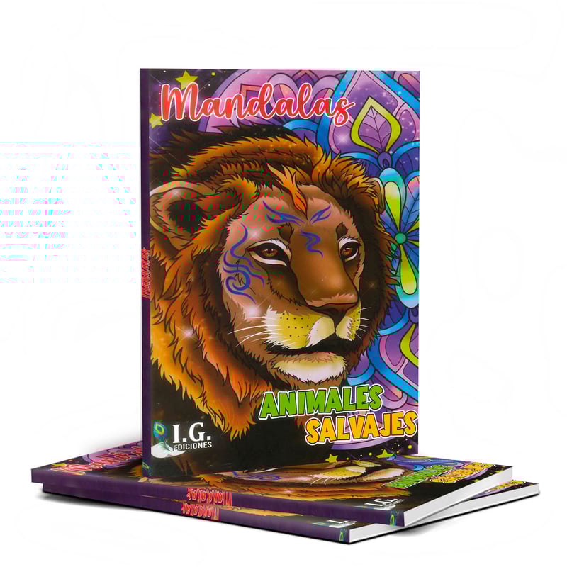 Mega Libros De Mándalas Animales Salvajes Para Colorear BOOKS | falabella.com