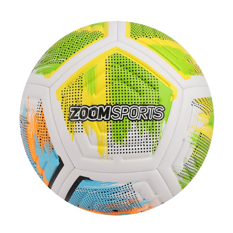 Balon De Futbol 12 Paneles N-5 Zoom Sports Mabuti Verde Azul ZOOM SPORT ...