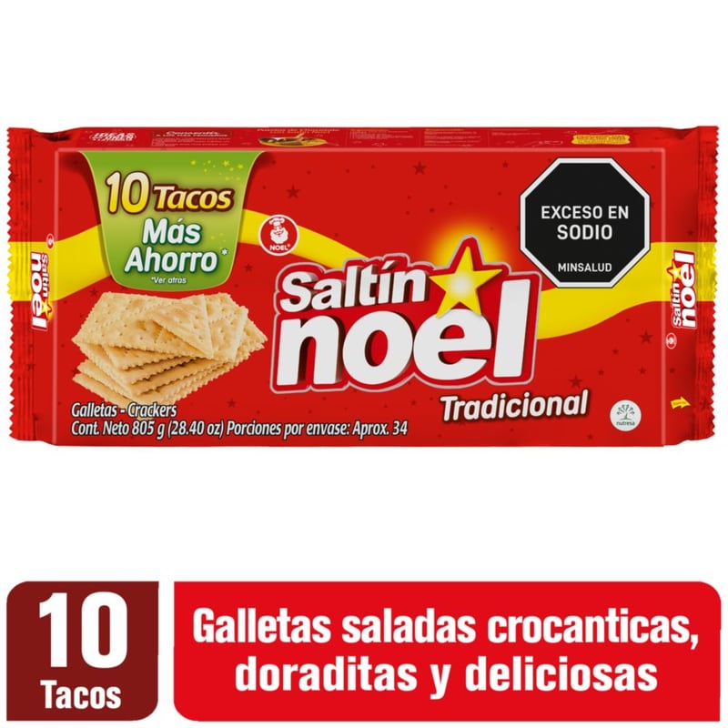 Galletas Saltín Noel 10 Tacos SALTIN NOEL | falabella.com