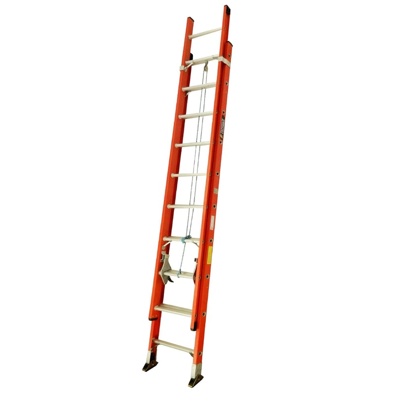 Escalera Certificada Tipo Extensión En Fibra De Vidrio De 20 Pasos / 6 ...