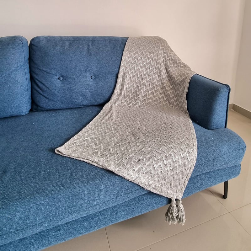 Manta decorativa color plata 150x140mt NOSSARENA | falabella.com