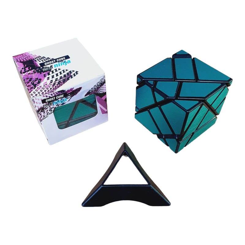 Cubo Ghost 3x3 Cube Ninja Verde Troquelado Colección Difícil NINJA ...
