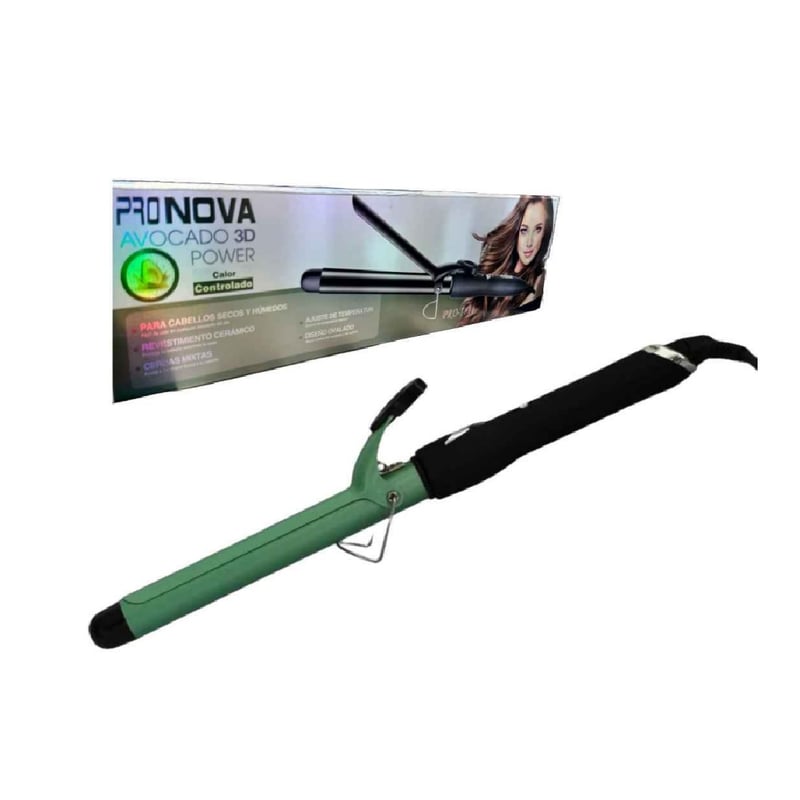 Pinza Rizadora Para Cabello Pronova Avocado 3D Power GENERICO ...