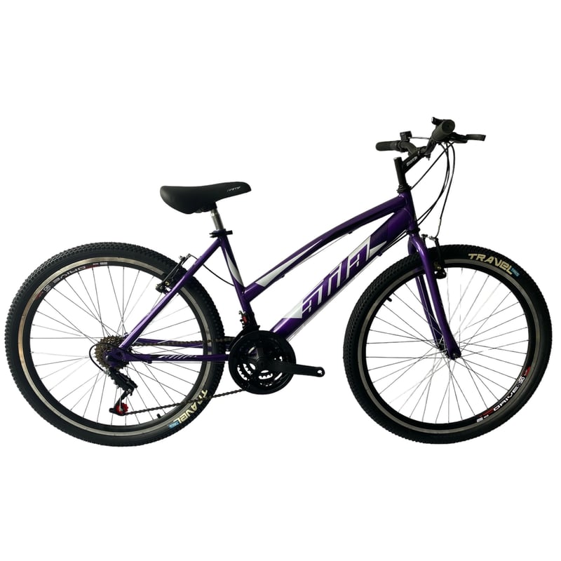 Bicicleta MTB para Mujer rin 26 con 18 cambios Morada ATILA | falabella.com