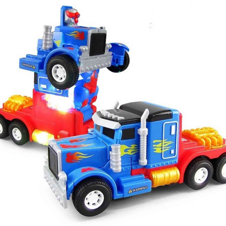Carro Robot Transformers Tractomula Optimus Niños GENERICO | falabella.com