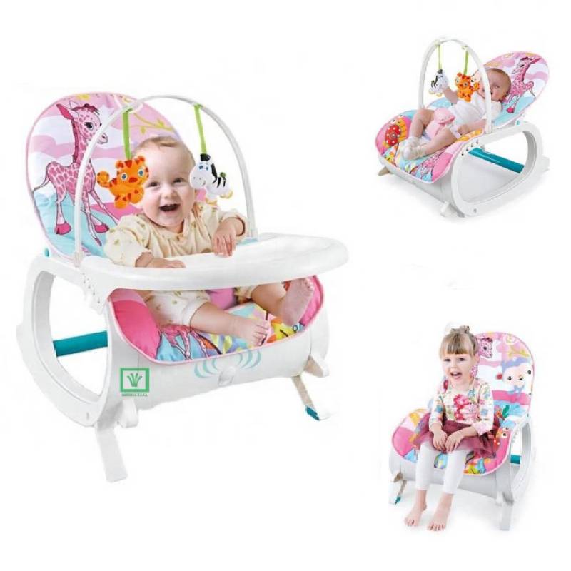 Silla Mecedora Vibradora Crece Conmigo Bebe rosada GENERICO | falabella.com Silla Mecedora Vibradora Crece Conmigo Bebe rosada GENERICO | falabella.com