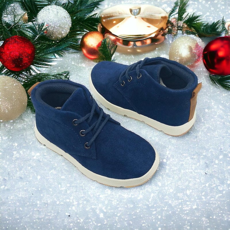 Botines Niños Manny Azul - 100% Cuero. PAPOS | falabella.com