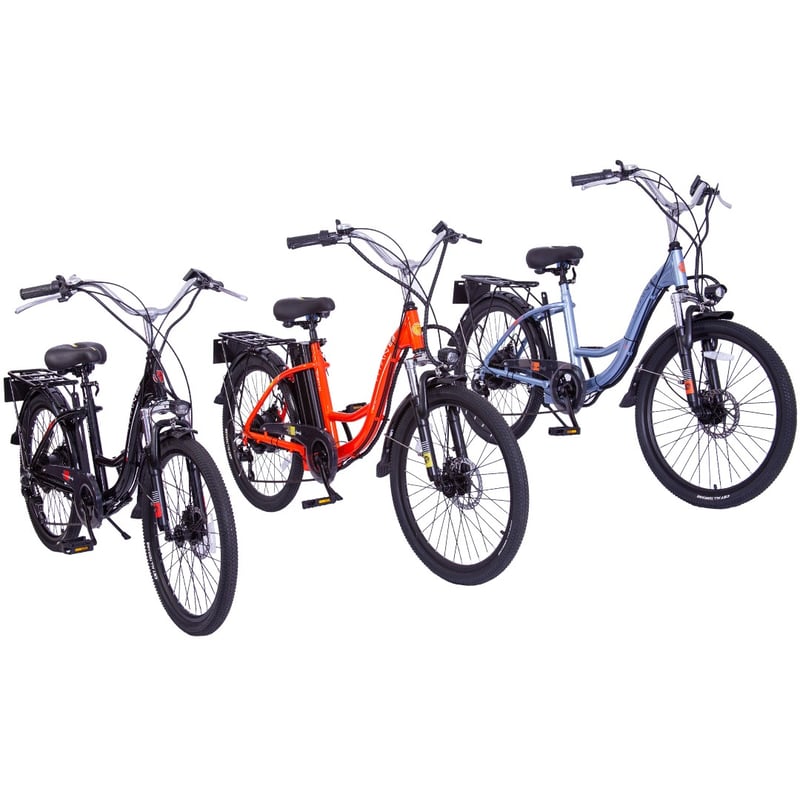 Bicicleta Eléctrica Big City RIN 20 Azul 28km Litio GENERICO ...