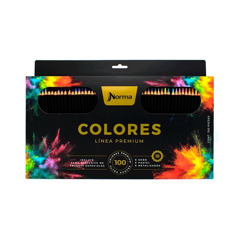 Colores Norma Premium X 100 Unidades NORMA | falabella.com