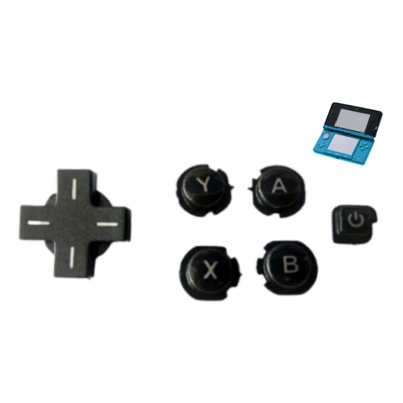Set Botones Cruceta Botón A B X Y para Nintendo 3DS old. GENERICO ...
