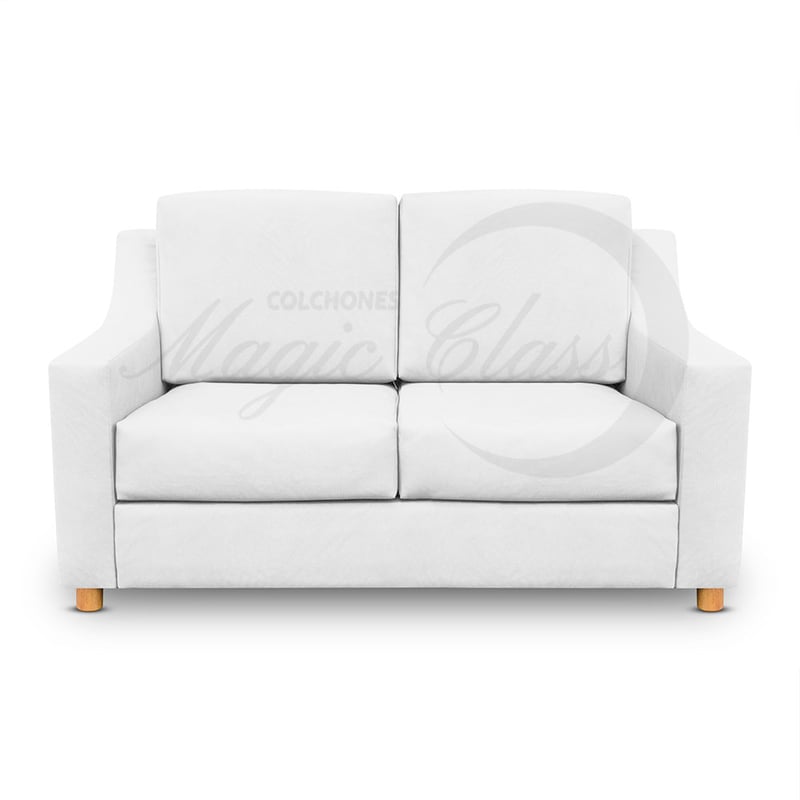 SOFÁ MODERNO ANCIENT ECOCUERO BLANCO MAGIC CLASS | falabella.com
