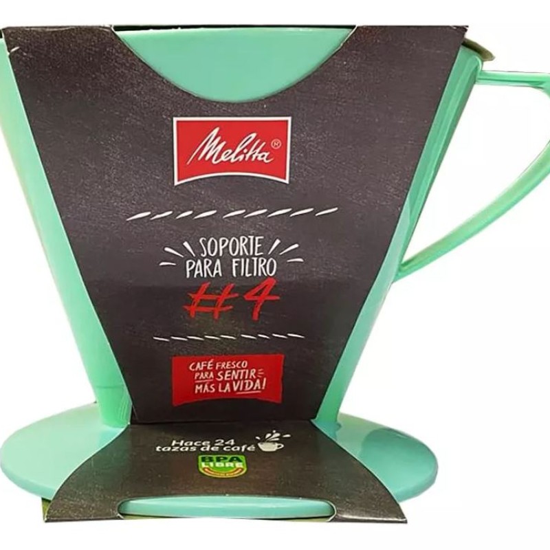 Melitta Dripper Porta Filtro 4 Plástico Pour Over Cono MELITTA ...