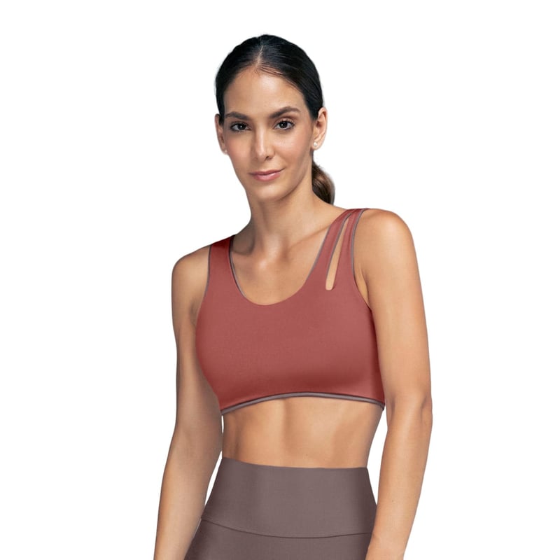 Leonisa Top deportivo doble faz diseño asimétrico LEONISA | falabella.com