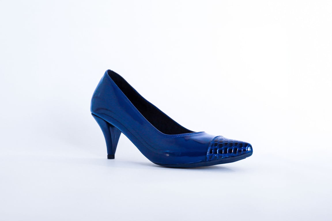 Tacones Azules charol mujer 172 5/2 cm Calzado Lars GENERICO ...