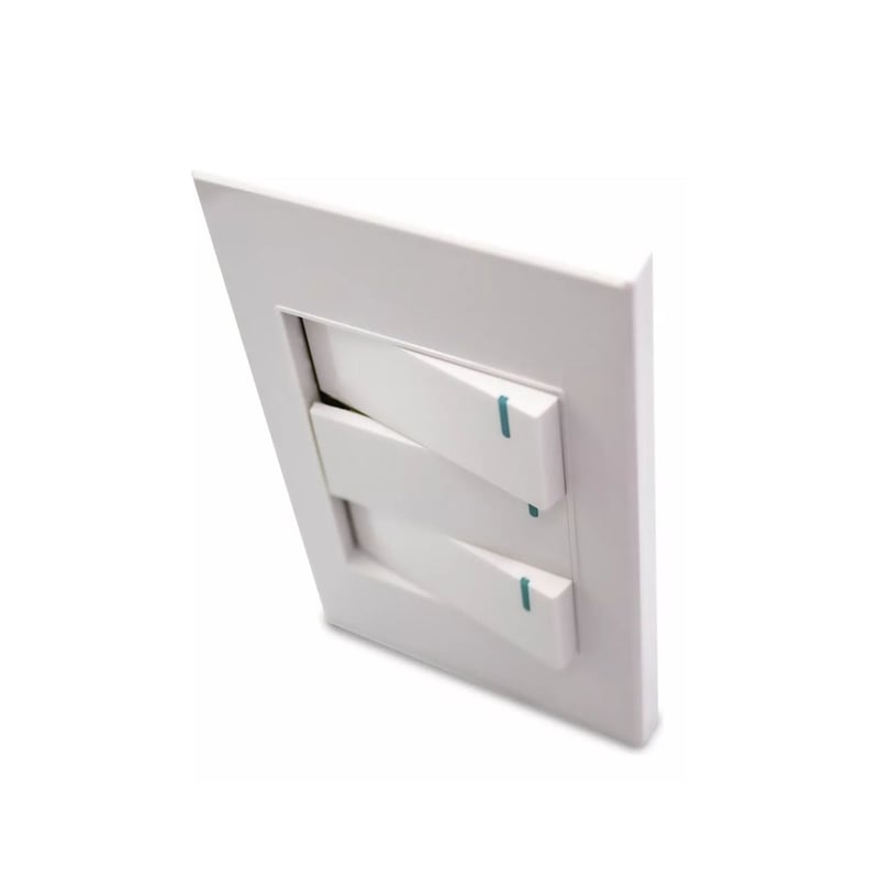 Interruptor Triple Conmutable Blanco Premium White De Lujo MERCURY | falabella.com